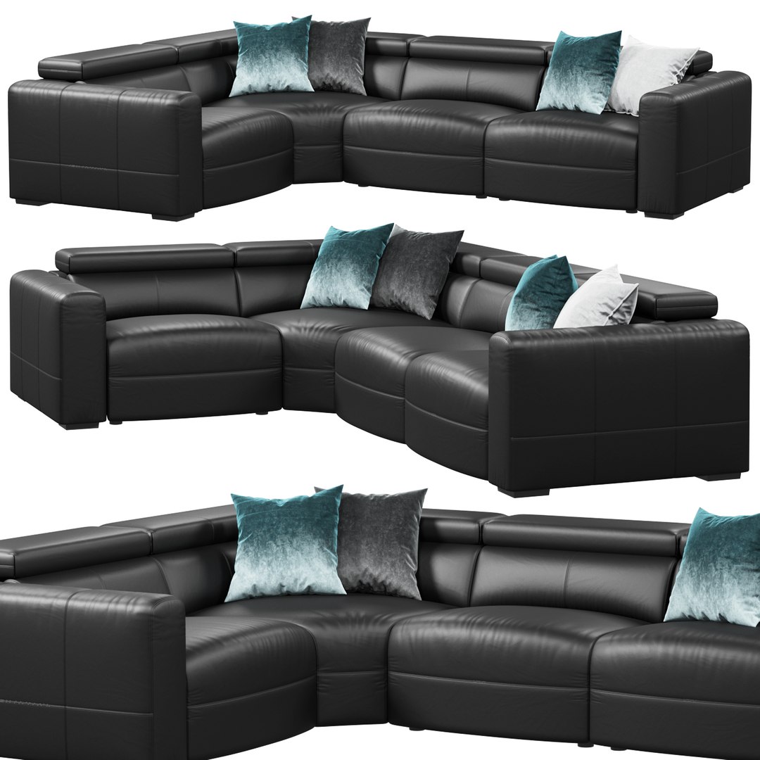 Natuzzi Balance Sofa 3D Model - TurboSquid 1383206