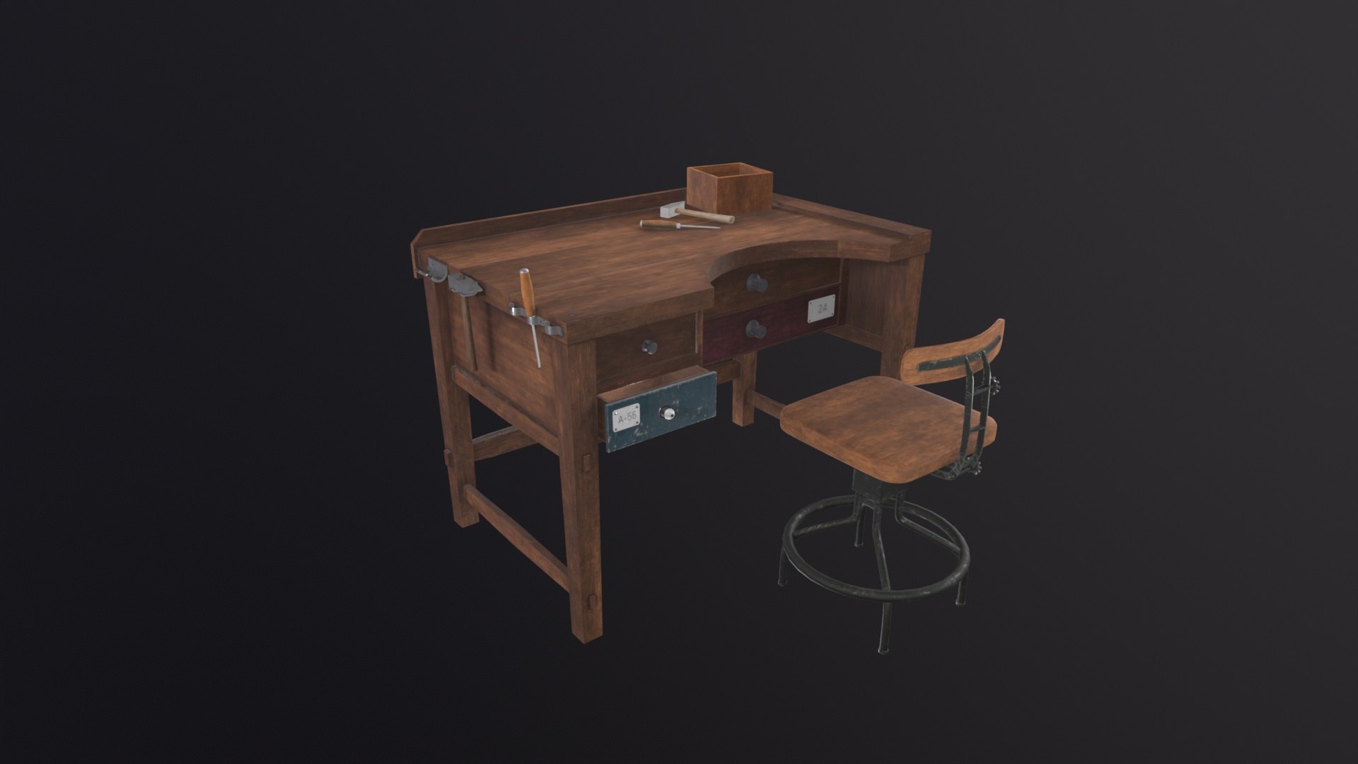 3D Model Workbench 3D Model - TurboSquid 1994970