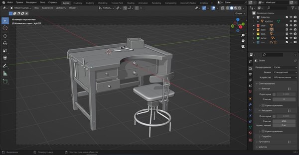 modelo 3d Workbench 3D Model - TurboSquid 1994970