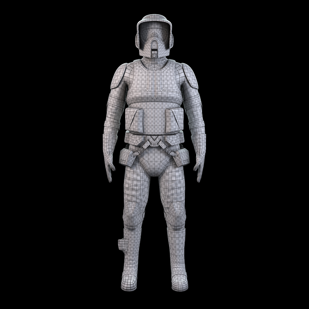 Scout Trooper 3d Obj