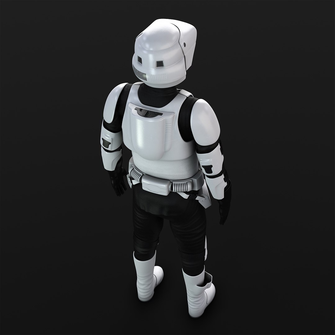 Scout Trooper 3d Obj