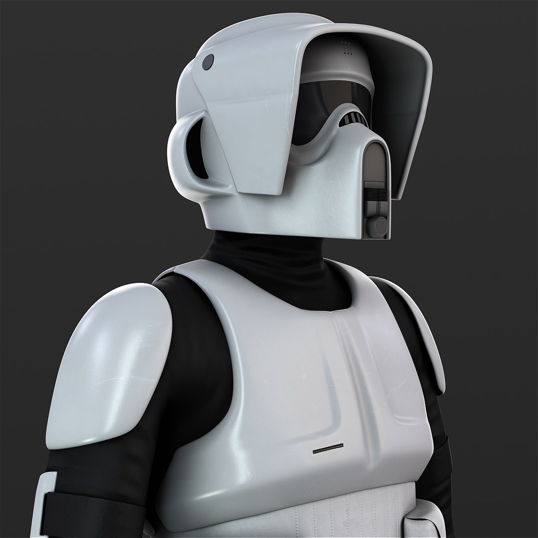 Scout Trooper 3d Obj