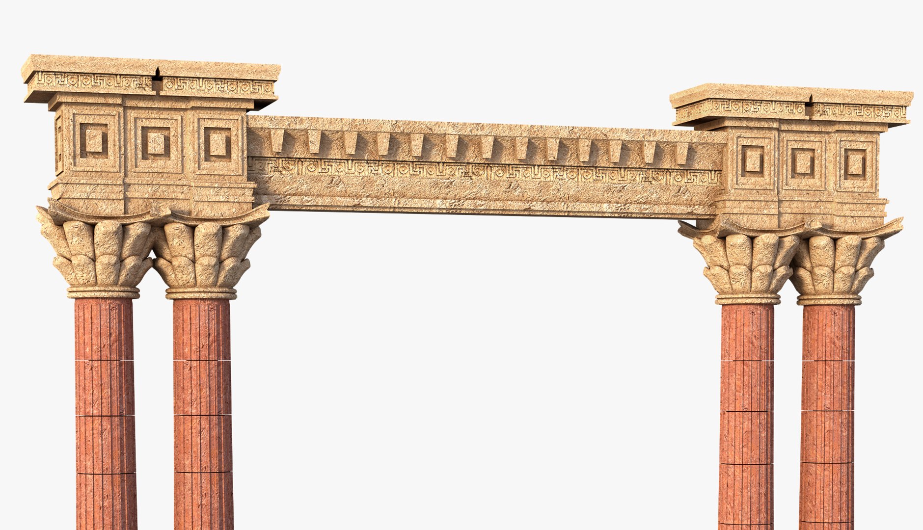 3D Model Column Classic Arch - TurboSquid 1414311