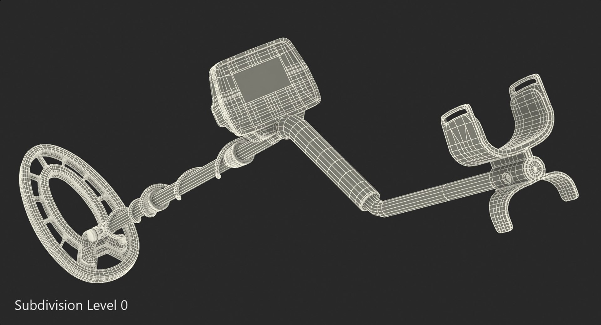 Metal detector generic 3D model - TurboSquid 1292089