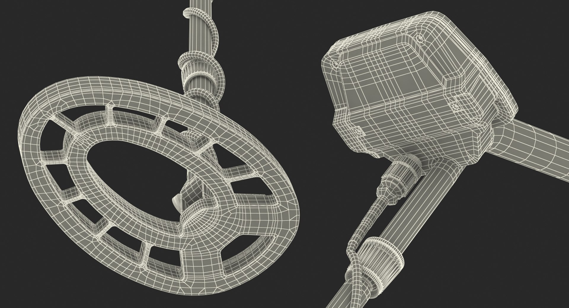 Metal detector generic 3D model - TurboSquid 1292089