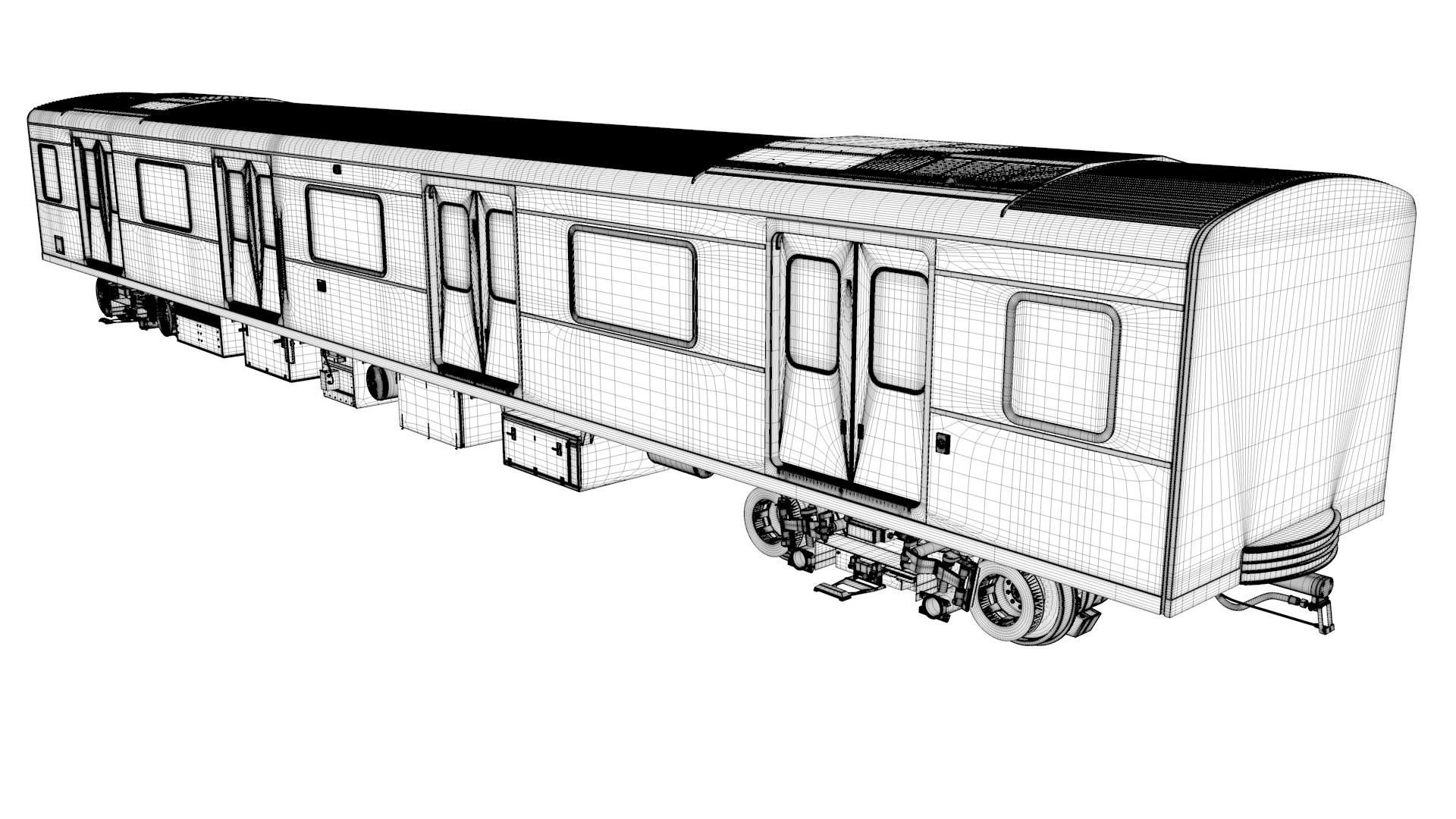 3D Metro - TurboSquid 1704101