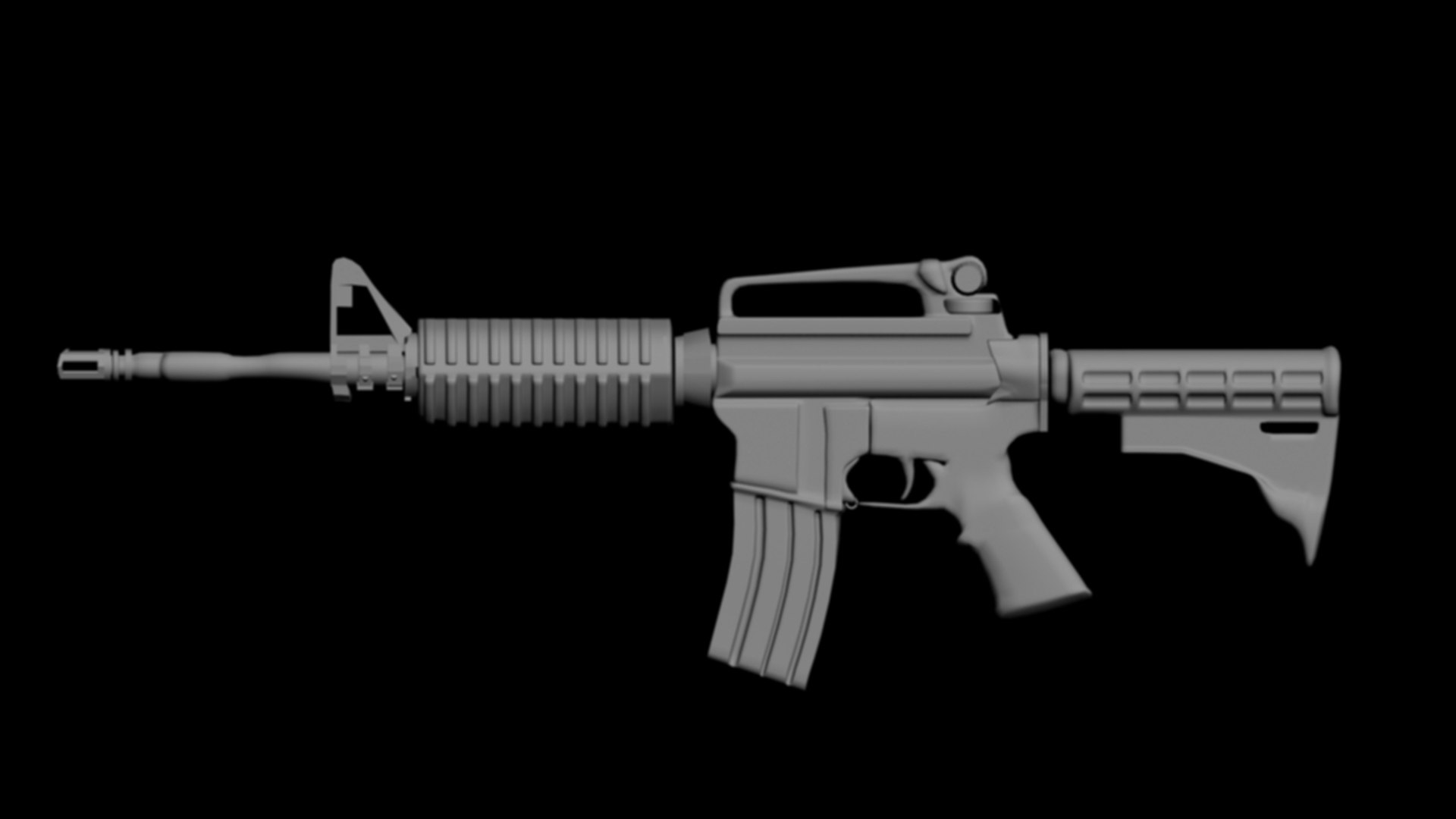 3d Rifle Model
