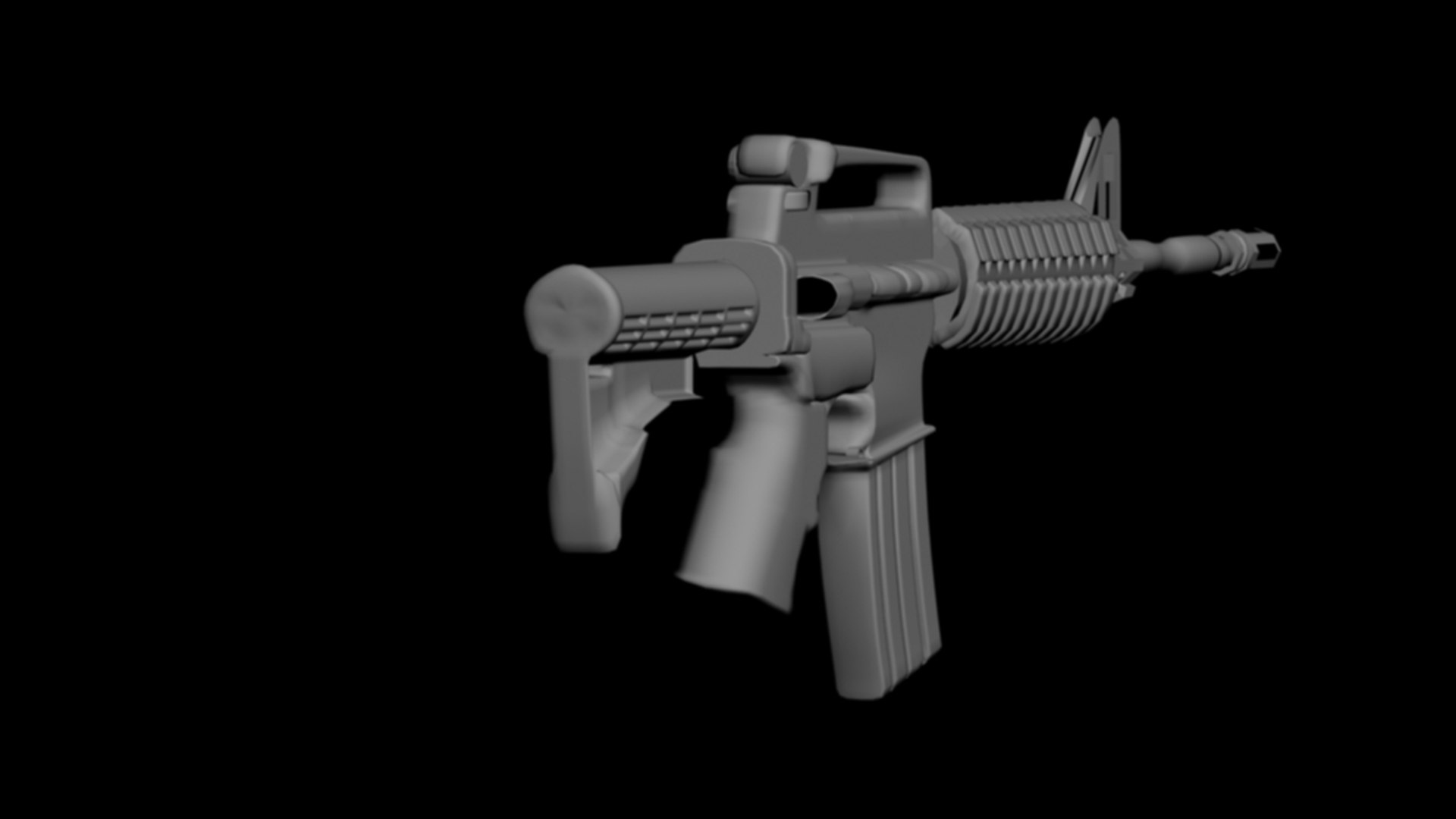 3d Rifle Model