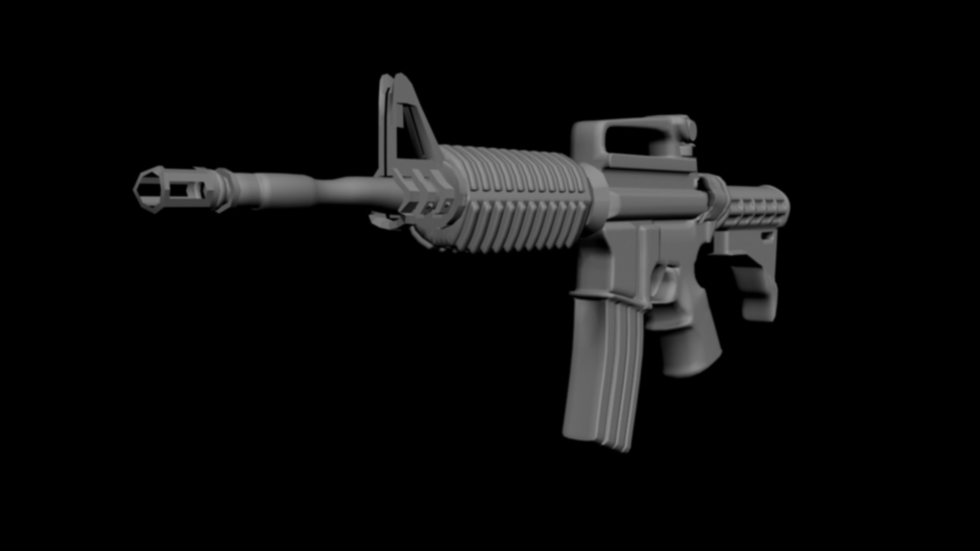 3d Rifle Model