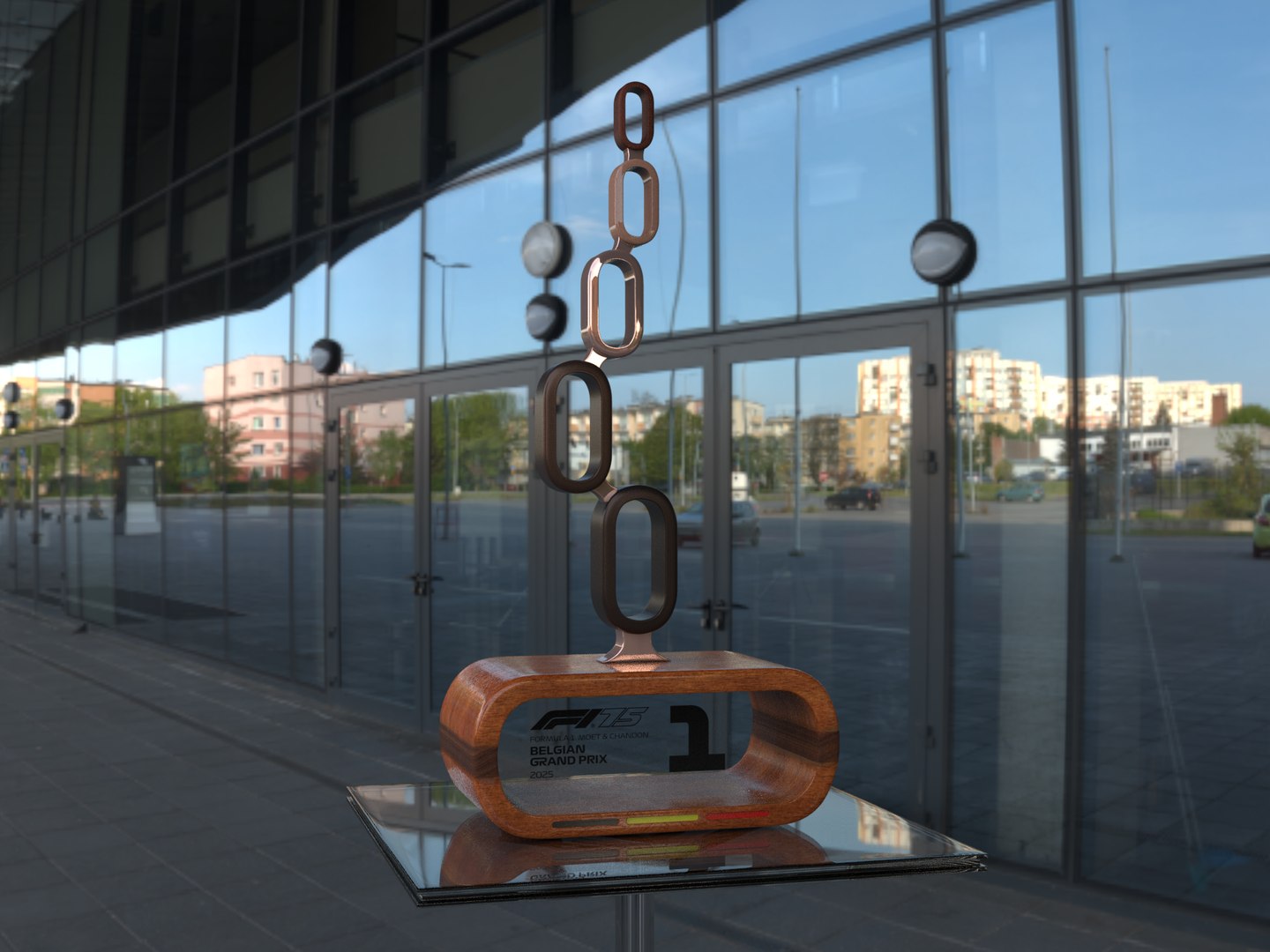 Formula1 Belgian GP Award Trophy - Cinematic - 3D Print 3D Model ...
