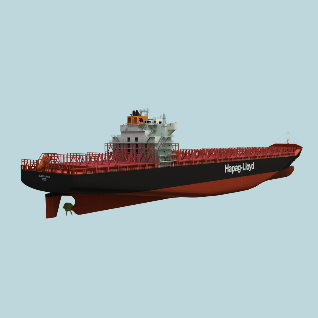 cargoship containers 3ds