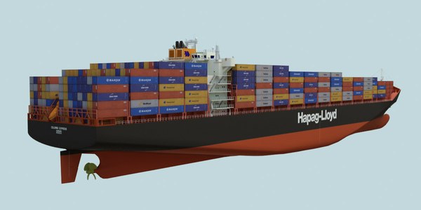 cargoship containers 3ds