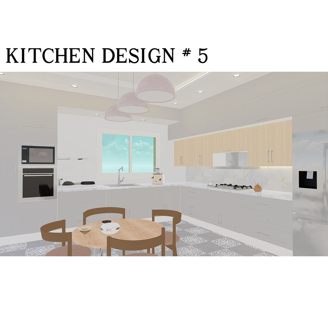 KITCHEN DESIGN 3D Model - TurboSquid 2015774