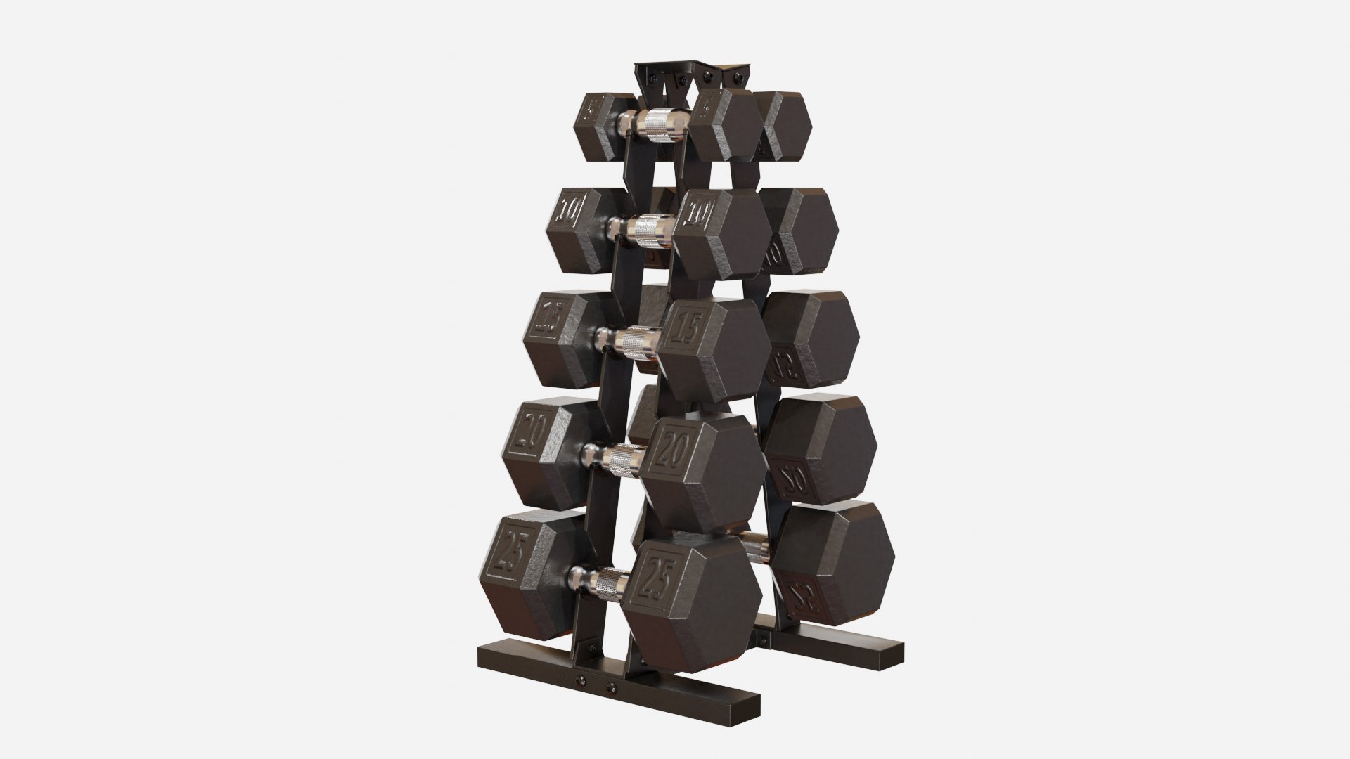 3D Model Dumbbell Set - TurboSquid 2163177
