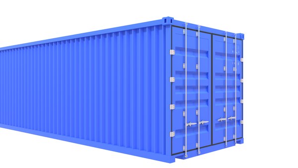 Cargo Container - Blue model - TurboSquid 1908299