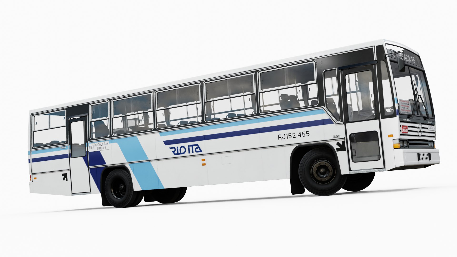 3D 1991 Caio Padron Vitoria Rio Ita MB OF-1318 - TurboSquid 2339529