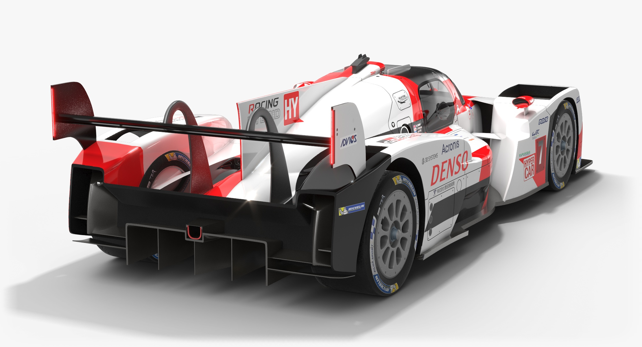 modelo 3d Colección de coches Toyota LMH y LMP1 WEC 2020-2021 ...