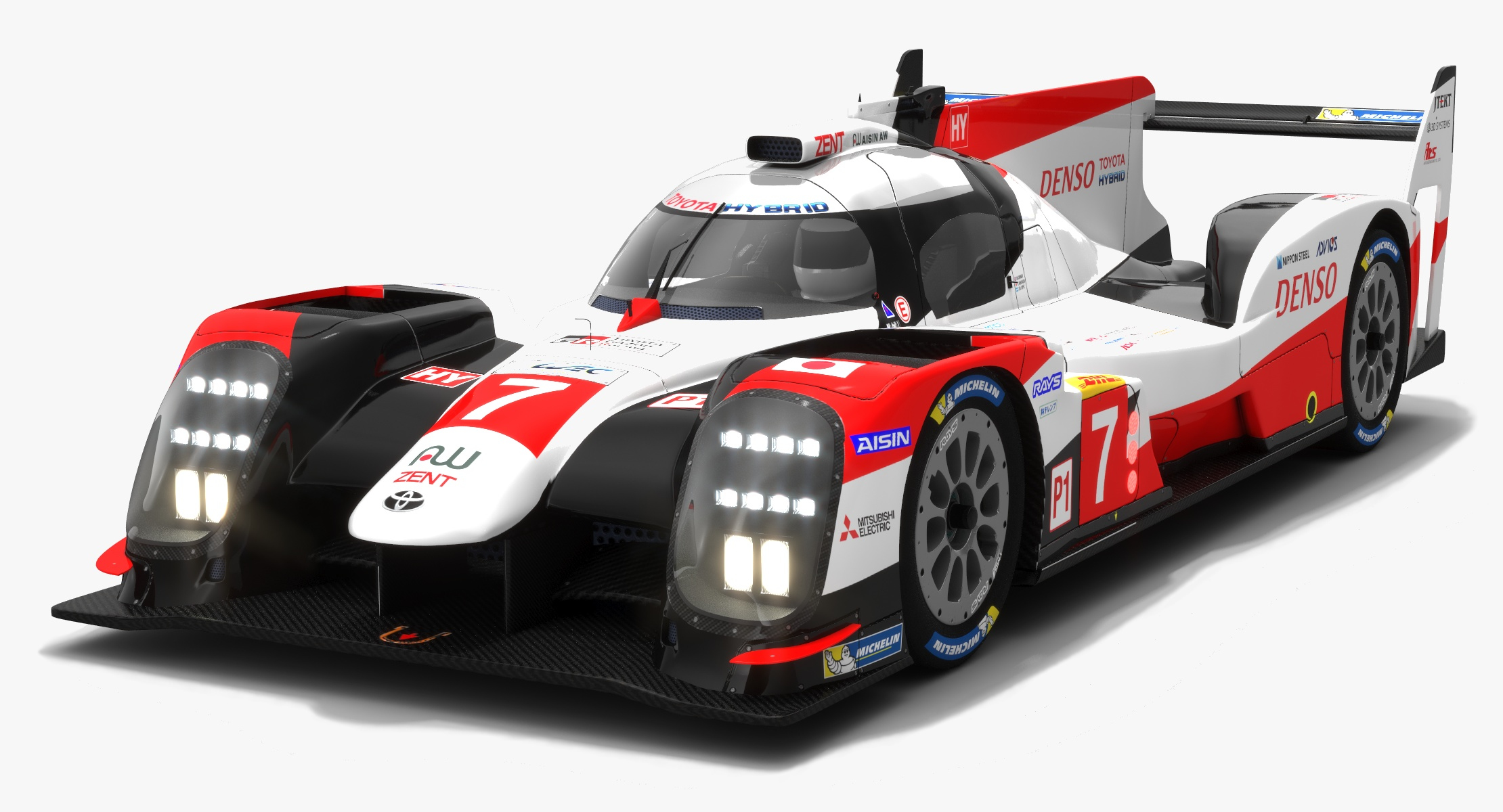 Toyota LMH and LMP1 WEC 2020-2021 Cars Collection 3D model - TurboSquid ...