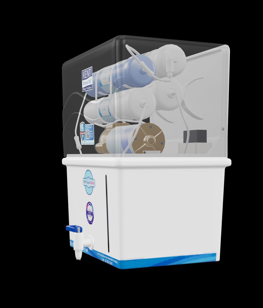 3D KENT Ace Extra 8 L RO UV UF Water Purifier - TurboSquid 2128440