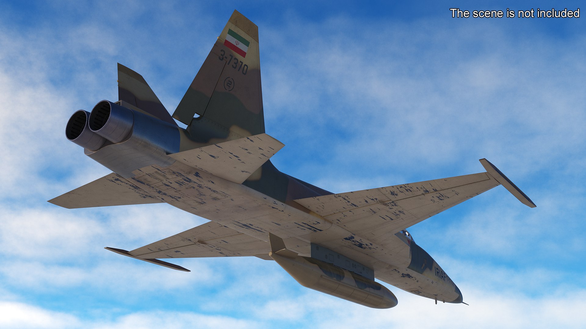 Combat Fighter HESA Saeqeh With Pilot In Flight 3D Model - TurboSquid ...