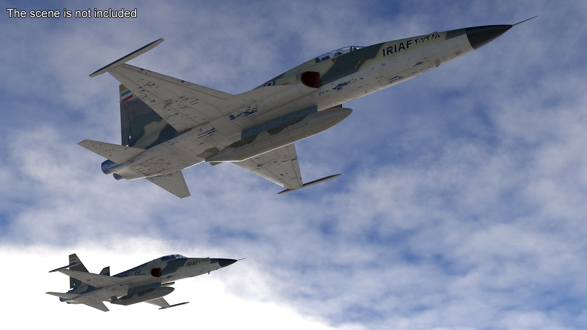 Combat Fighter HESA Saeqeh With Pilot In Flight 3D Model - TurboSquid ...
