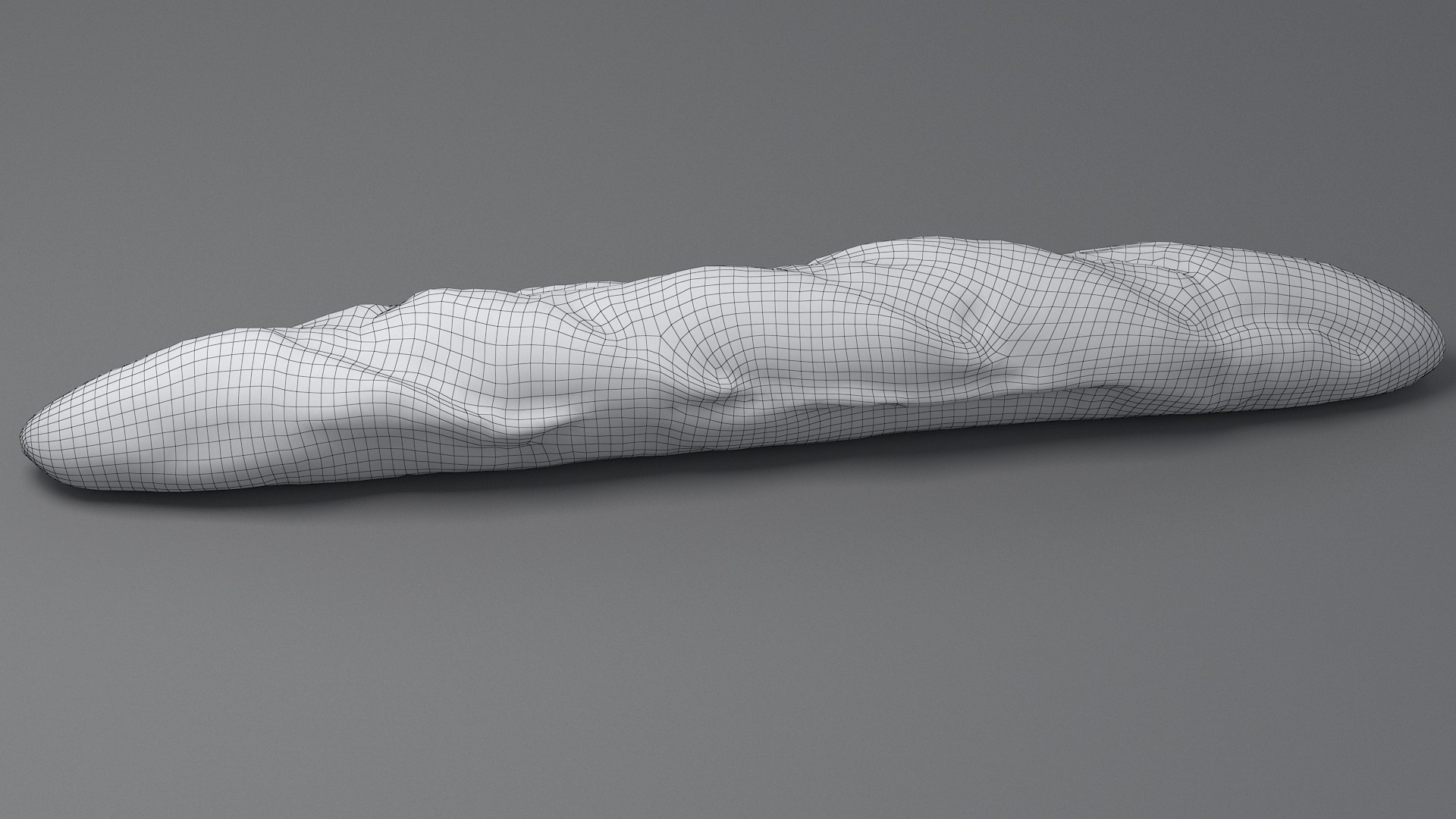 3D Realistic Long Loaf Model - TurboSquid 1775623