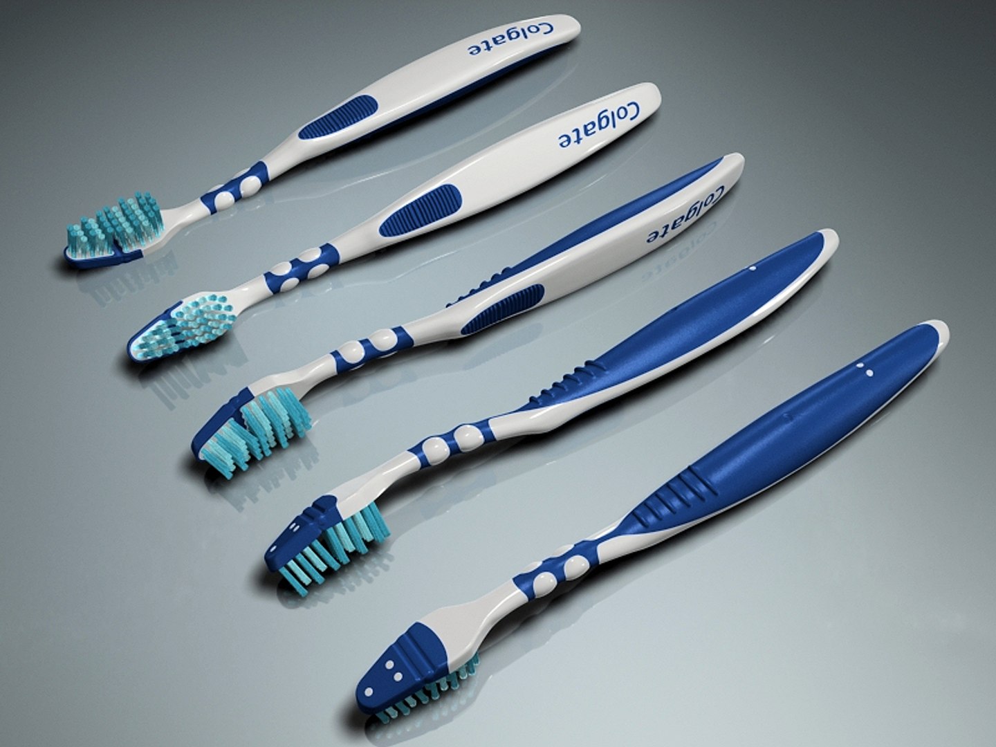 Colgate Toothbrush 3d Model