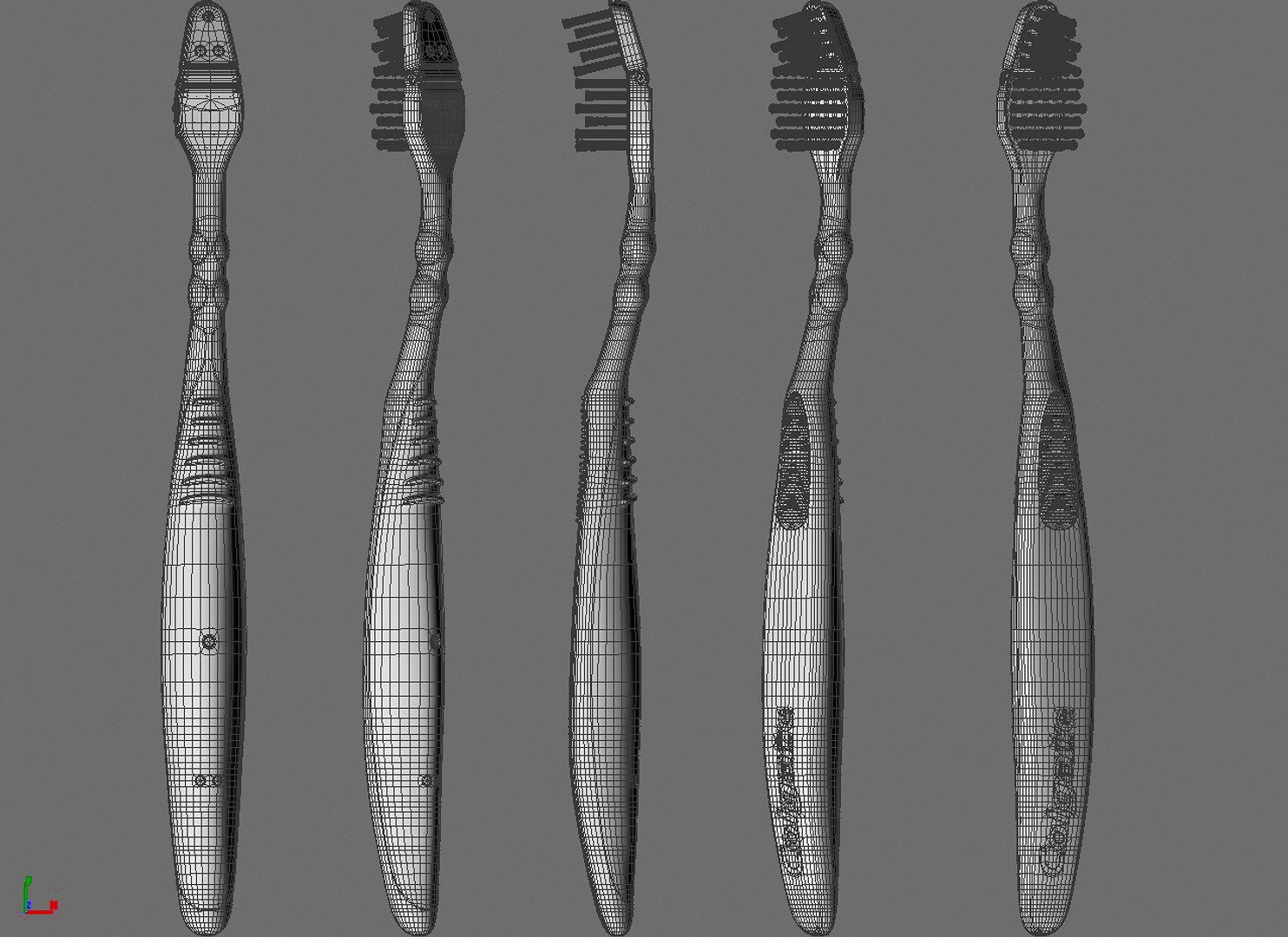 Colgate Toothbrush 3d Model