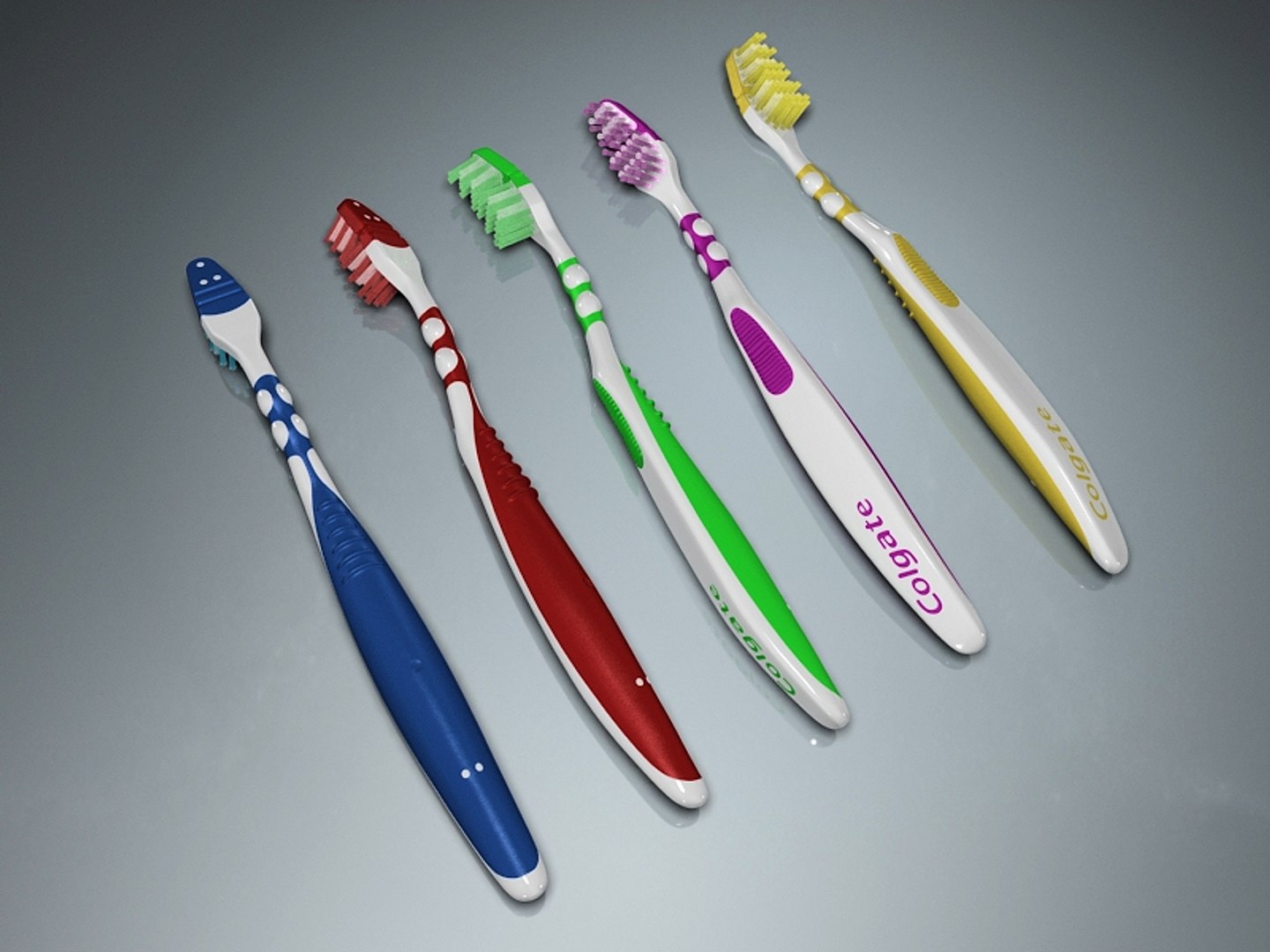 Colgate Toothbrush 3d Model