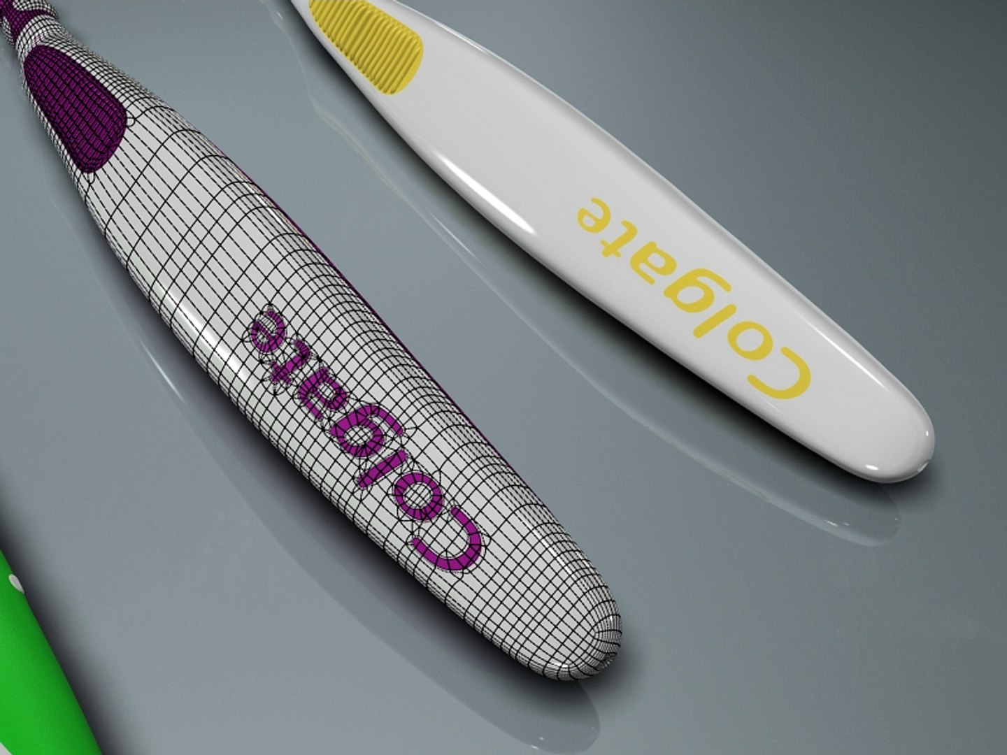 Colgate Toothbrush 3d Model