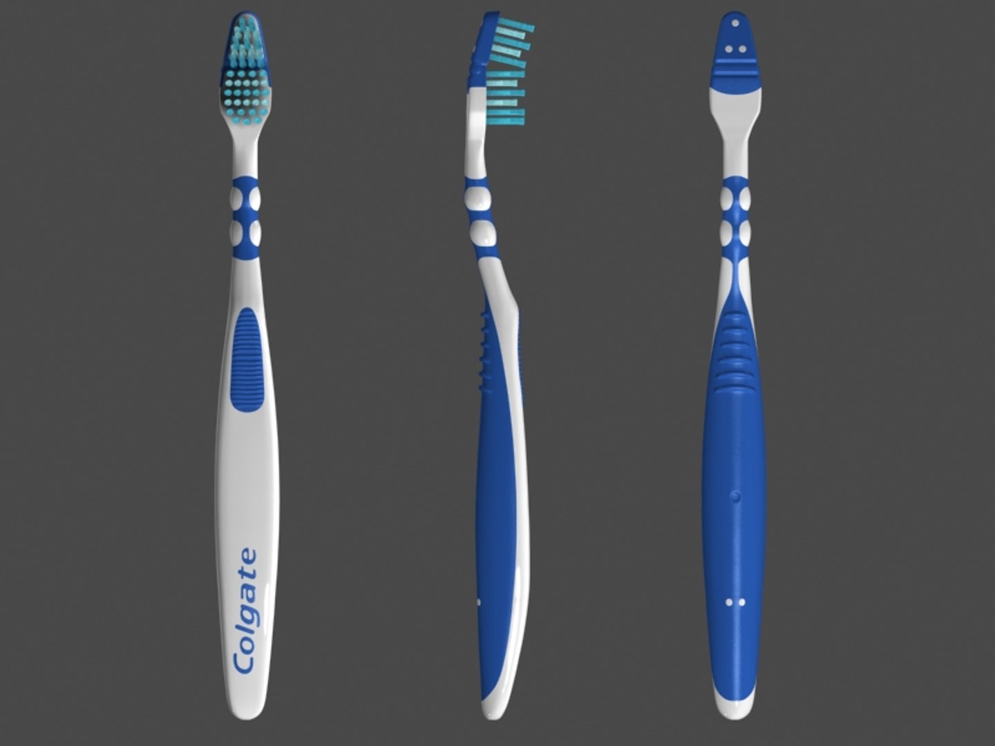 Colgate Toothbrush 3d Model