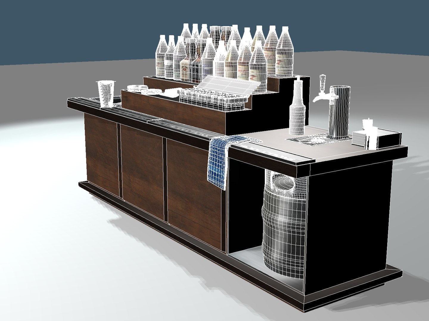 Mini Bar 3d 3ds
