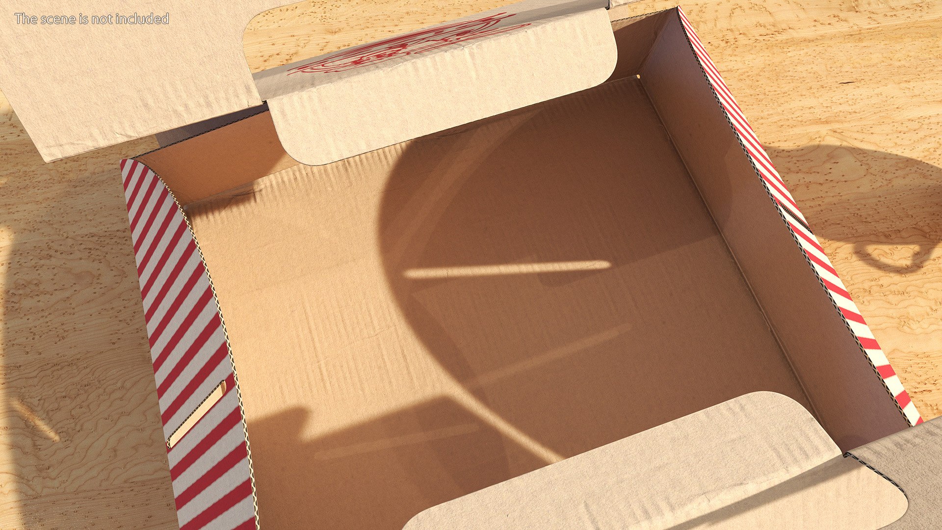 3D Open Pizza Box With Handle - TurboSquid 2086149