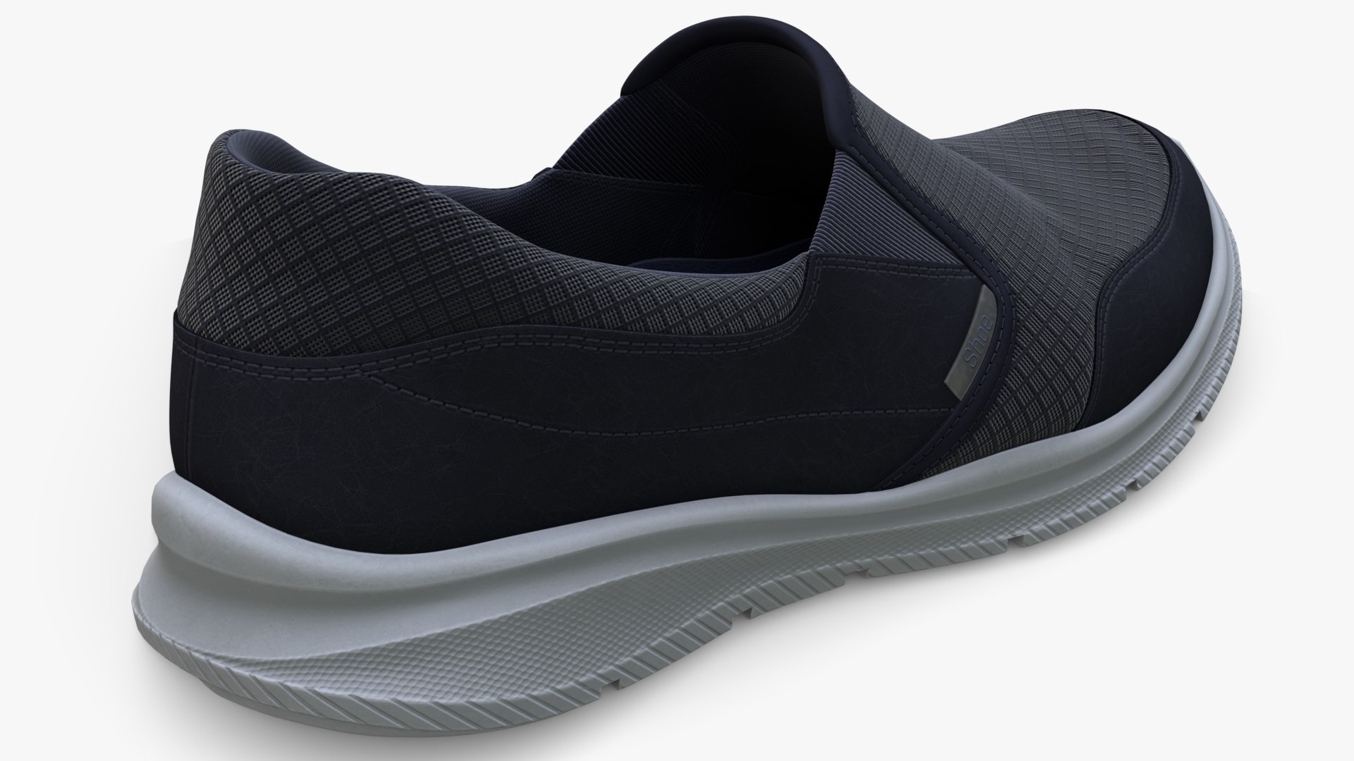 3D Lace Less Shoe Model - TurboSquid 2277118