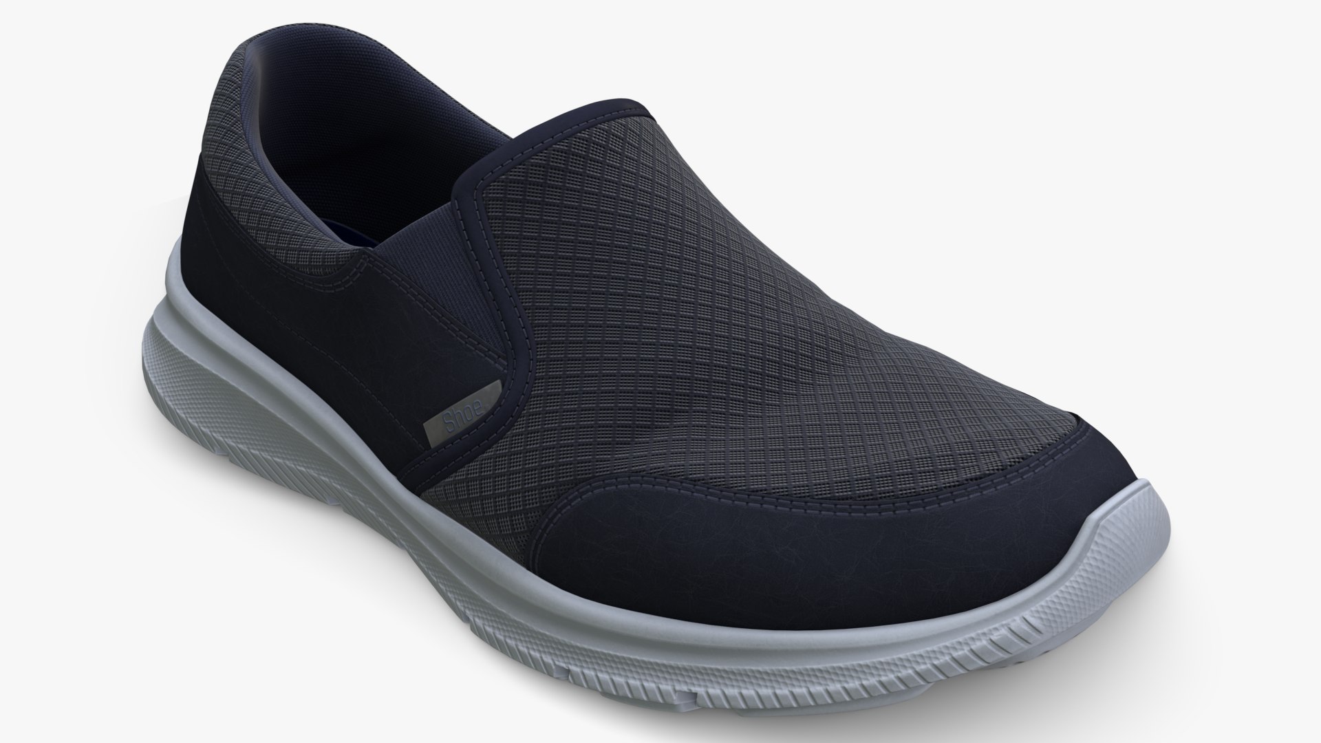 3D Lace Less Shoe Model - TurboSquid 2277118