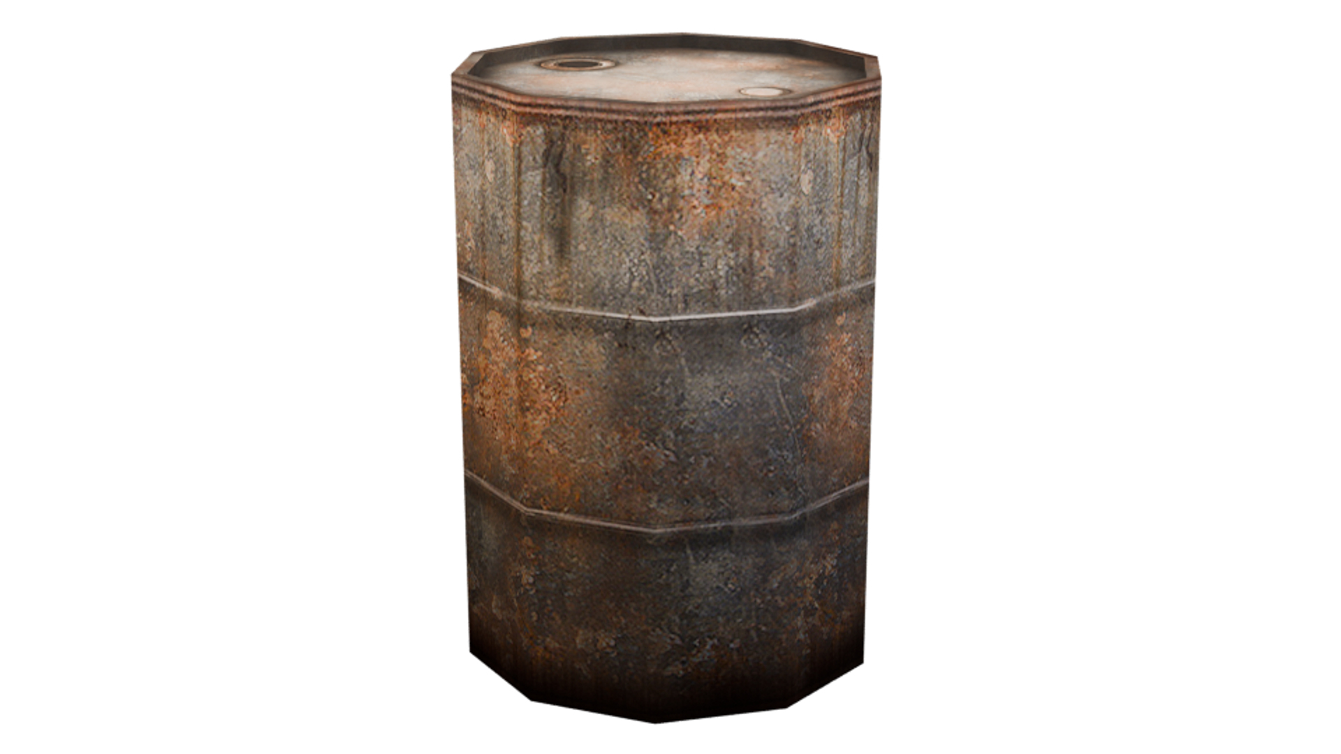 3D Model Rusty Barrel - TurboSquid 2253656