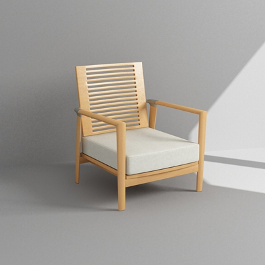 Outdoor Chair 3d Model