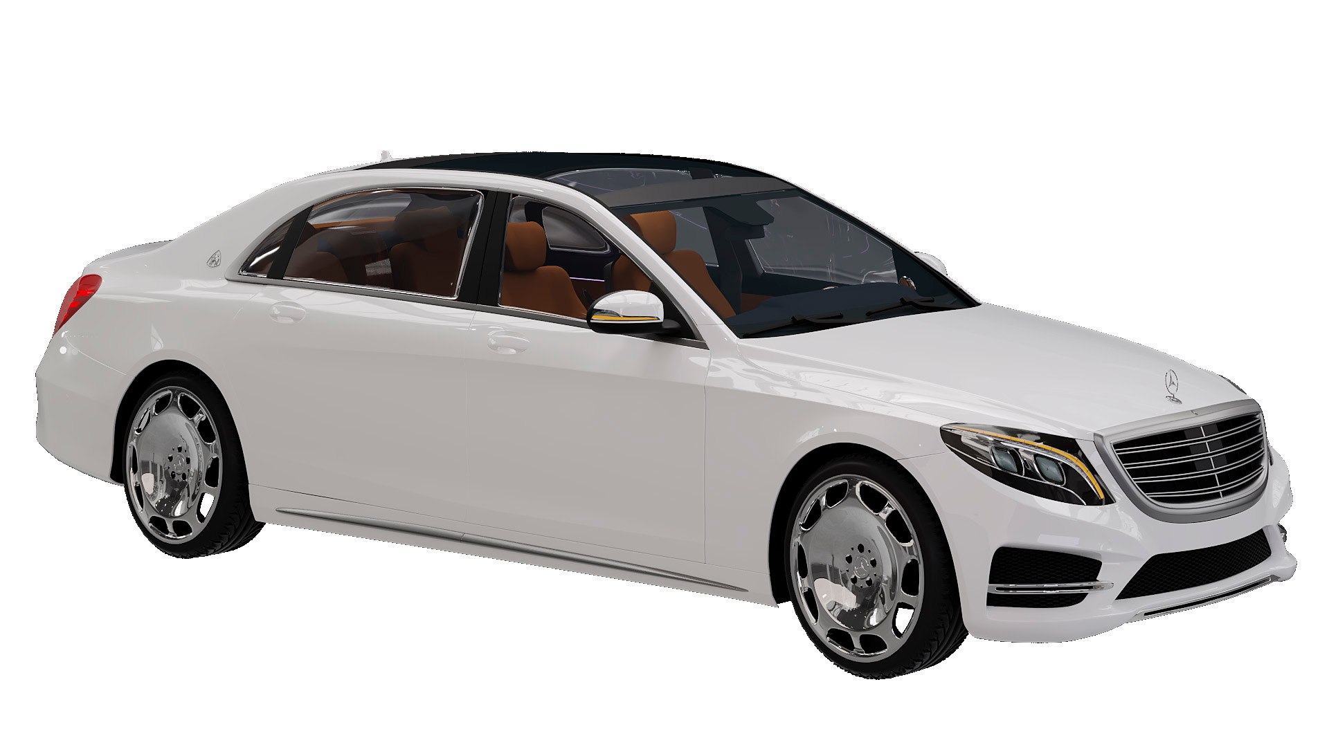 Mercedes-Benz Maybach 3D Model - TurboSquid 2337108