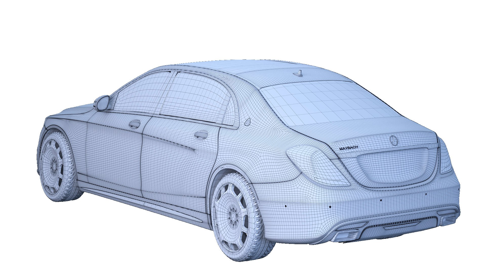 Mercedes-Benz Maybach 3D Model - TurboSquid 2337108