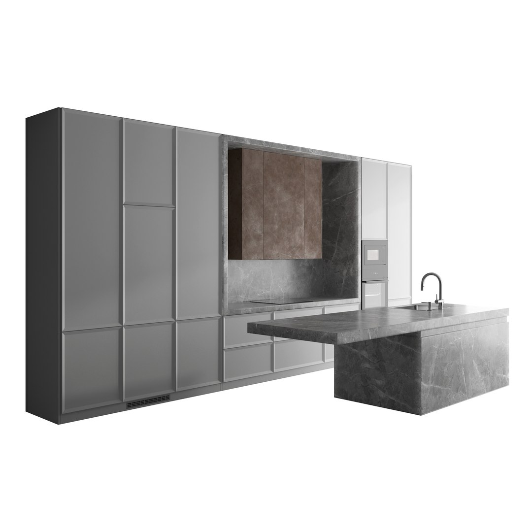 Kitchen Set 33 3D Model - TurboSquid 2150417