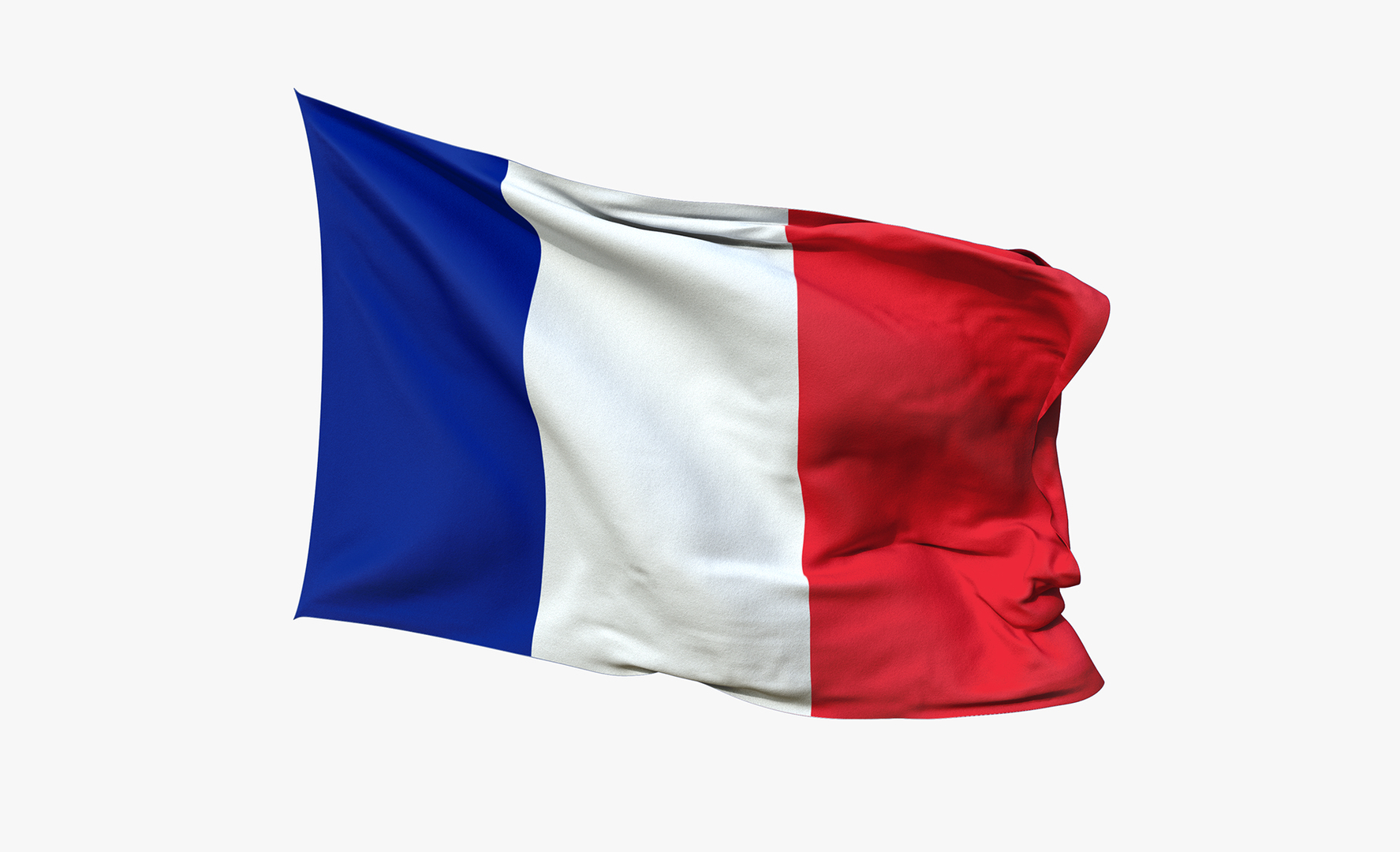 3D Realistic Animated Flag - Microtexture Rigged - Put your own texture ...