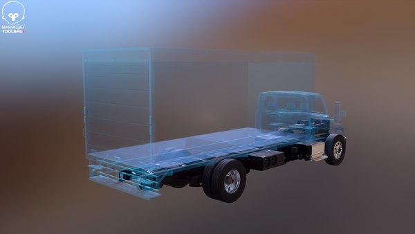Full Electric Truck Chassis X-Ray3Dモデル - TurboSquid 2064238