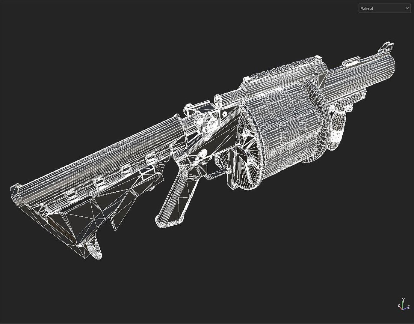 Tear Gas Gun 3D Model - TurboSquid 2397270