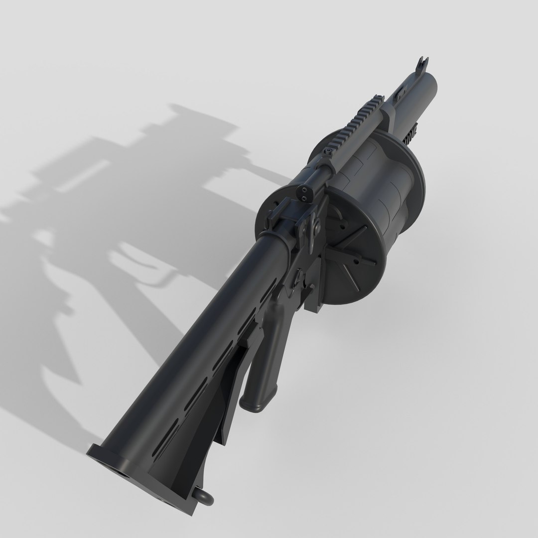 Tear Gas Gun 3D Model - TurboSquid 2397270
