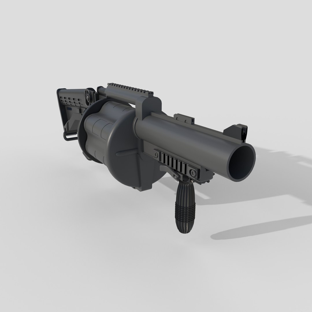 Tear Gas Gun 3D Model - TurboSquid 2397270