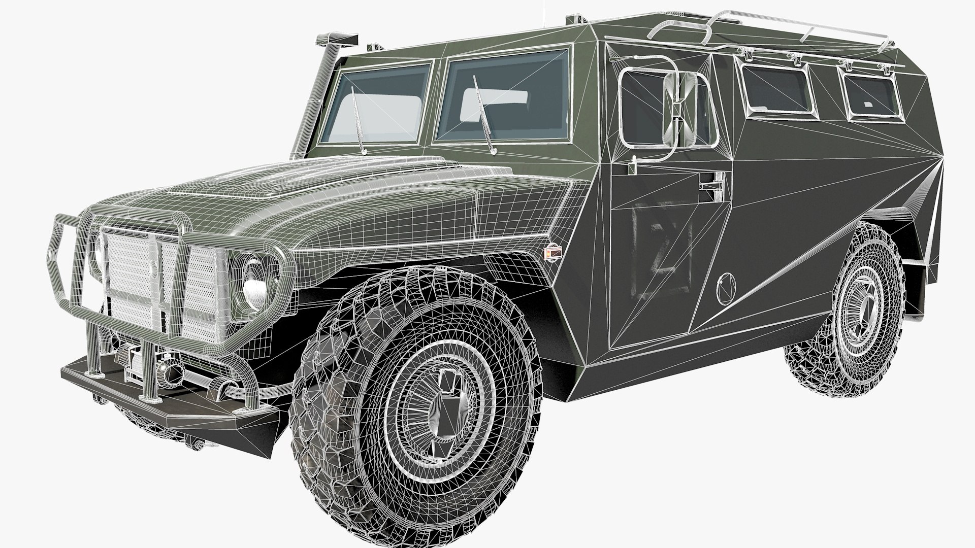 Russian Gaz Tigr 3D - TurboSquid 1872125