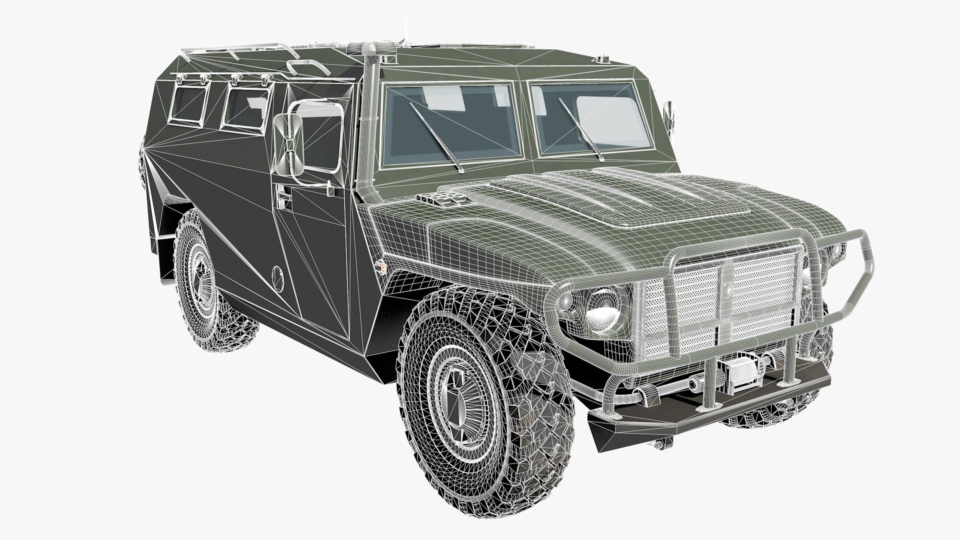 Russian Gaz Tigr 3D - TurboSquid 1872125