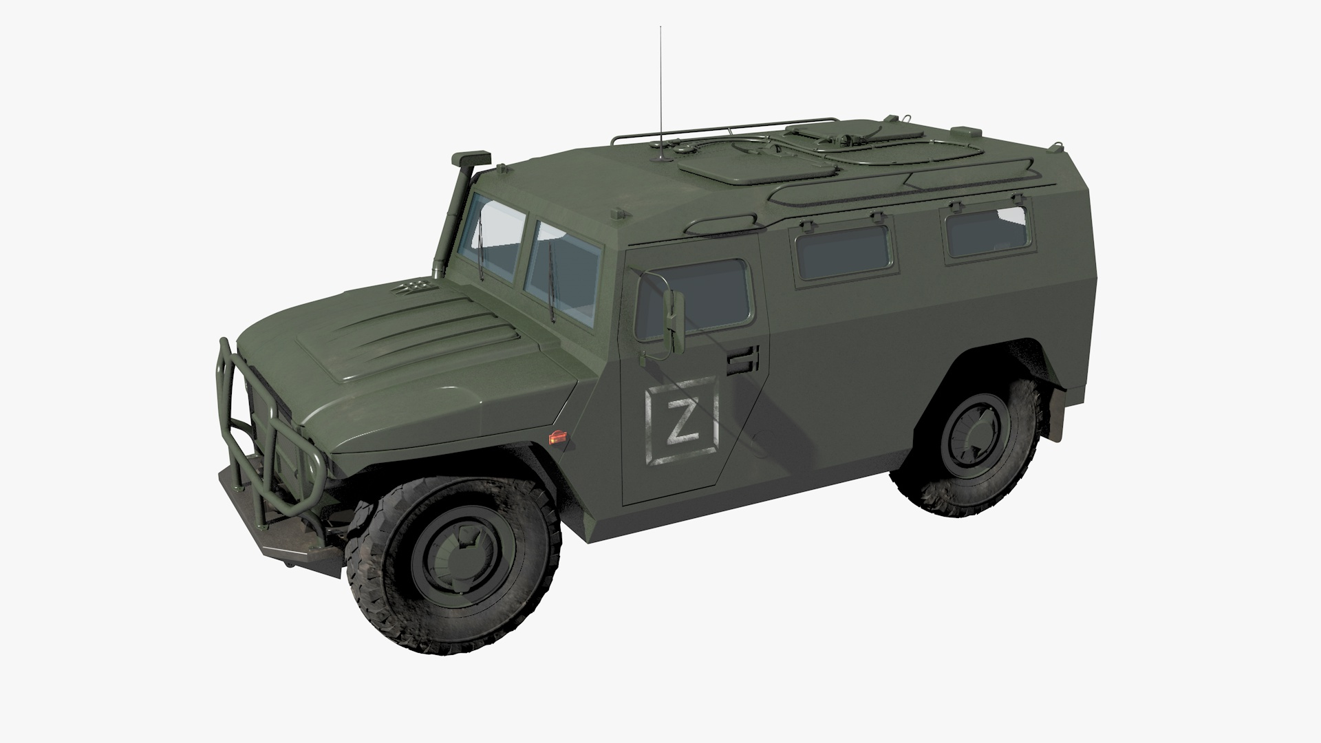 Russian Gaz Tigr 3D - TurboSquid 1872125