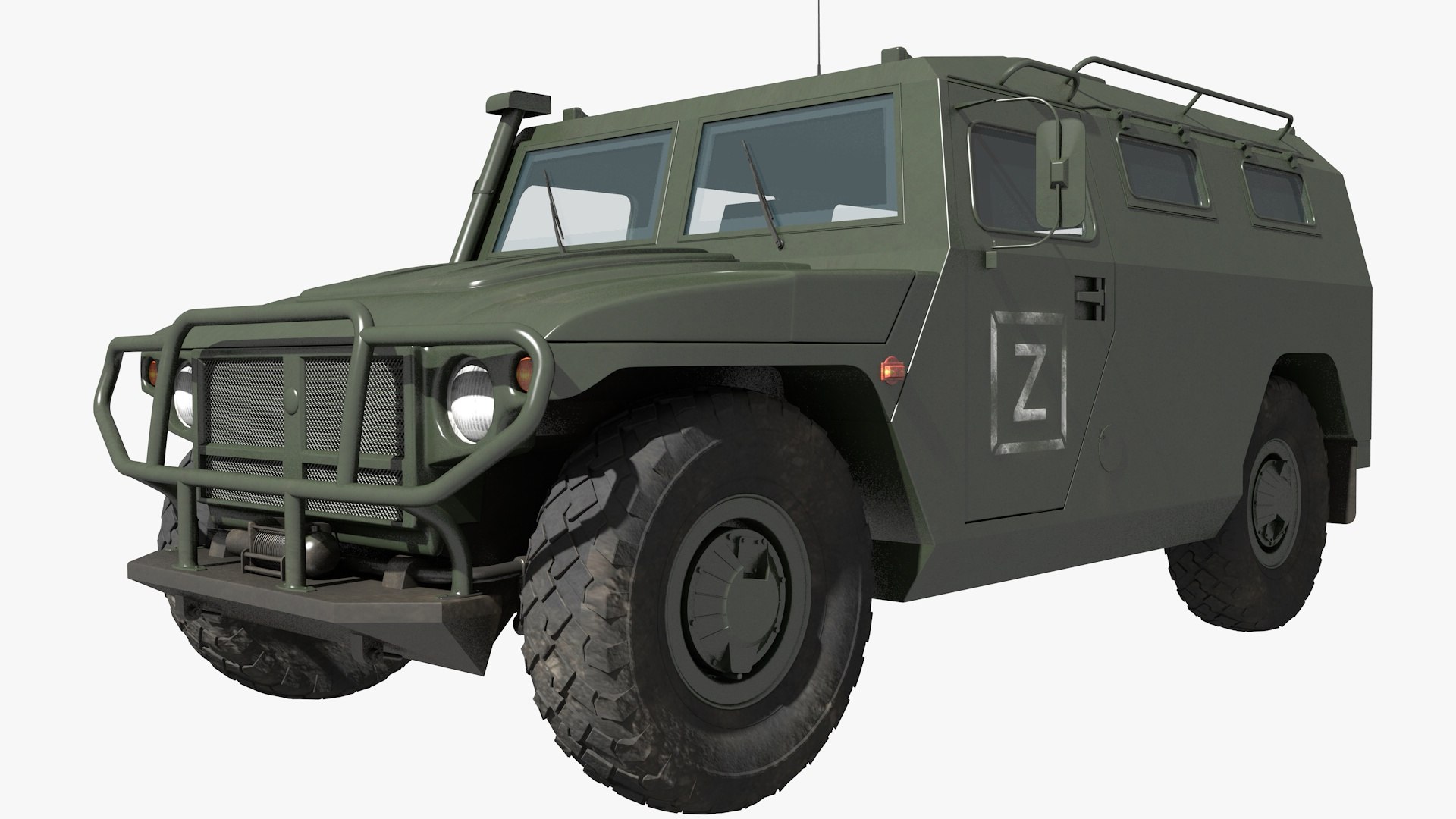 Russian Gaz Tigr 3D - TurboSquid 1872125