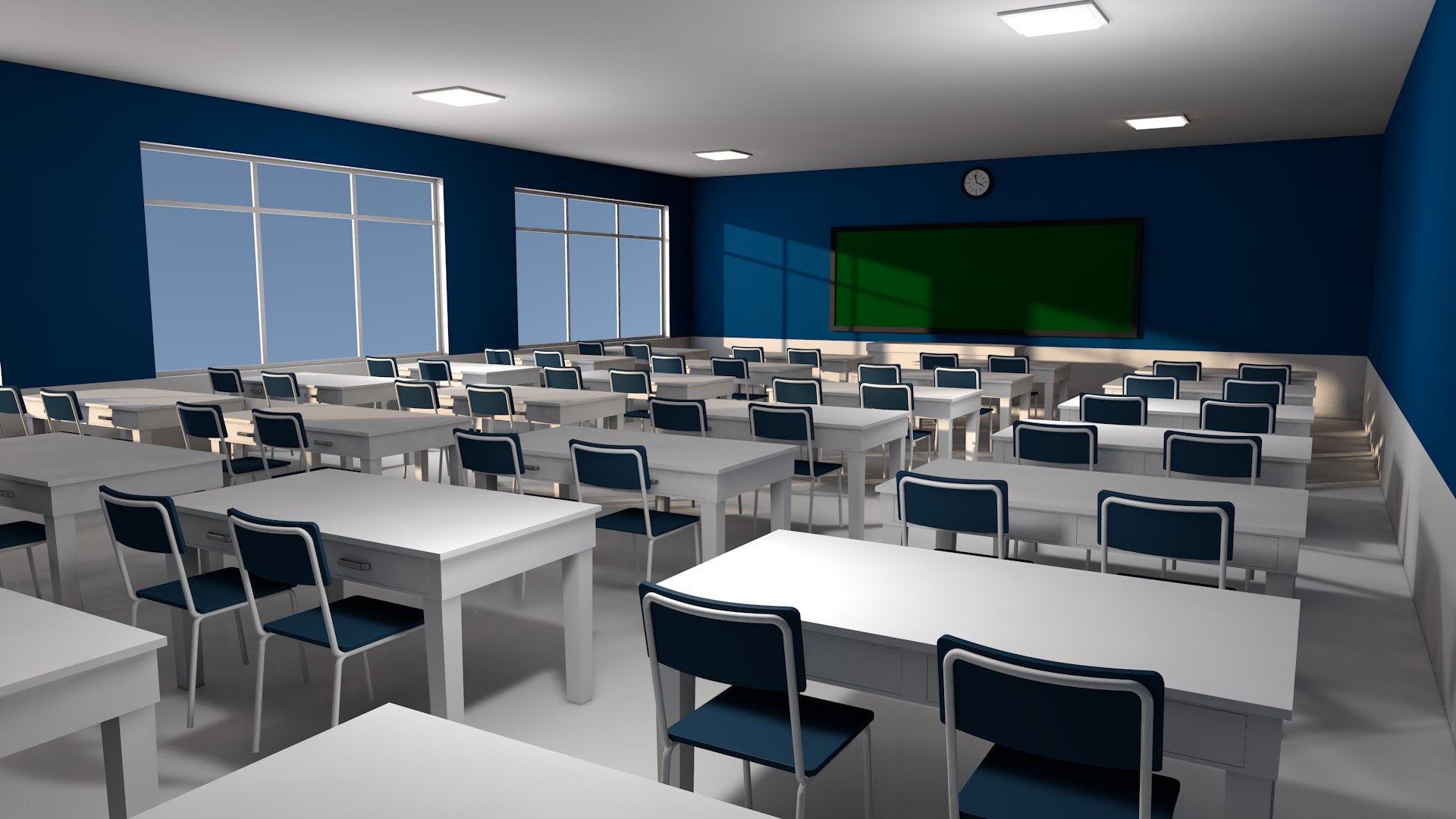 3D Class Room - TurboSquid 2353029